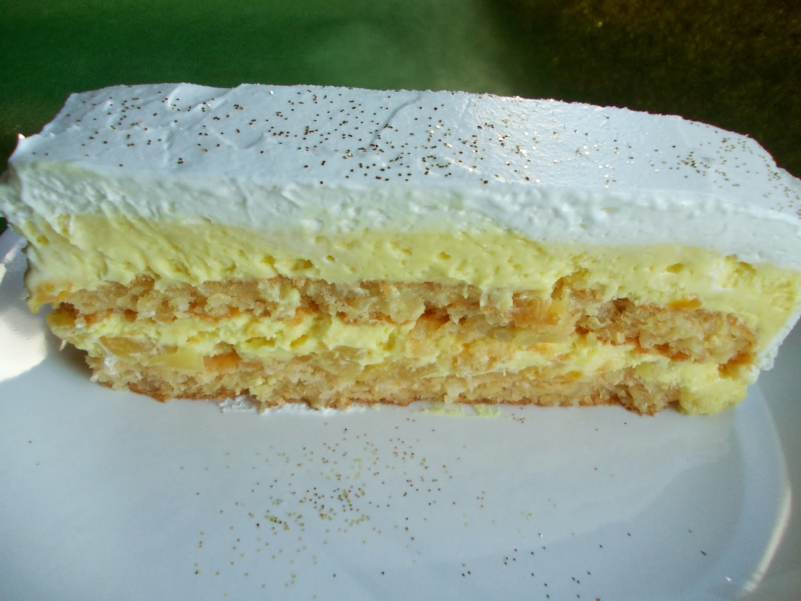 A sada Olja kuva: Novogodišnja voćna torta