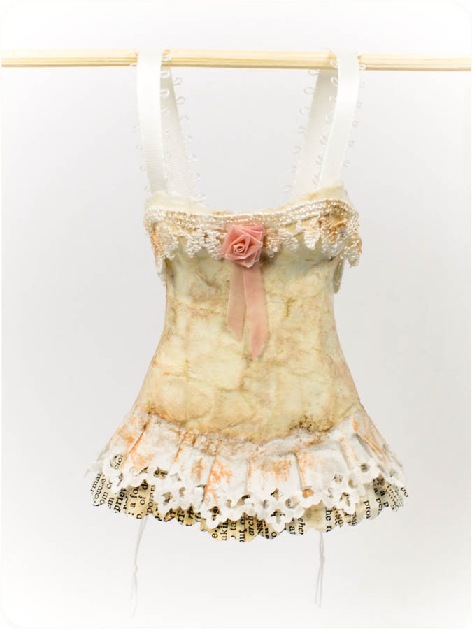 Kell Belle Studio: Boho Basil Paper Corset