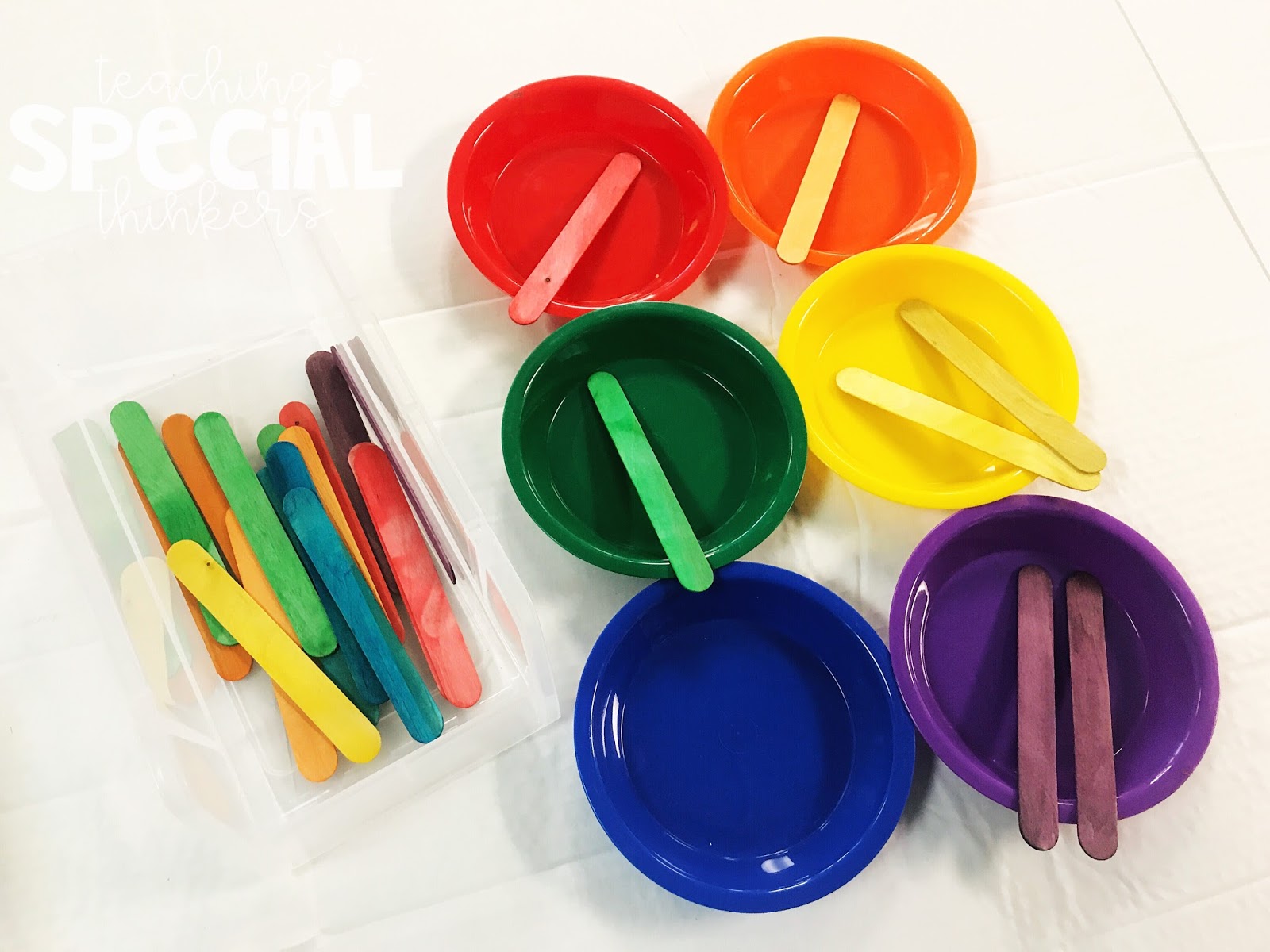 Color Matching and Color Sorting Work Tasks | Teaching Special Thinkers ...