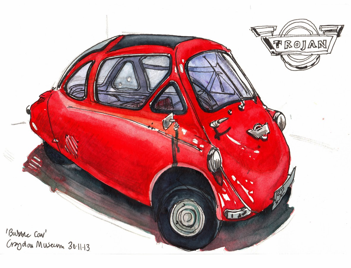 lineandwash: Bubble Car
