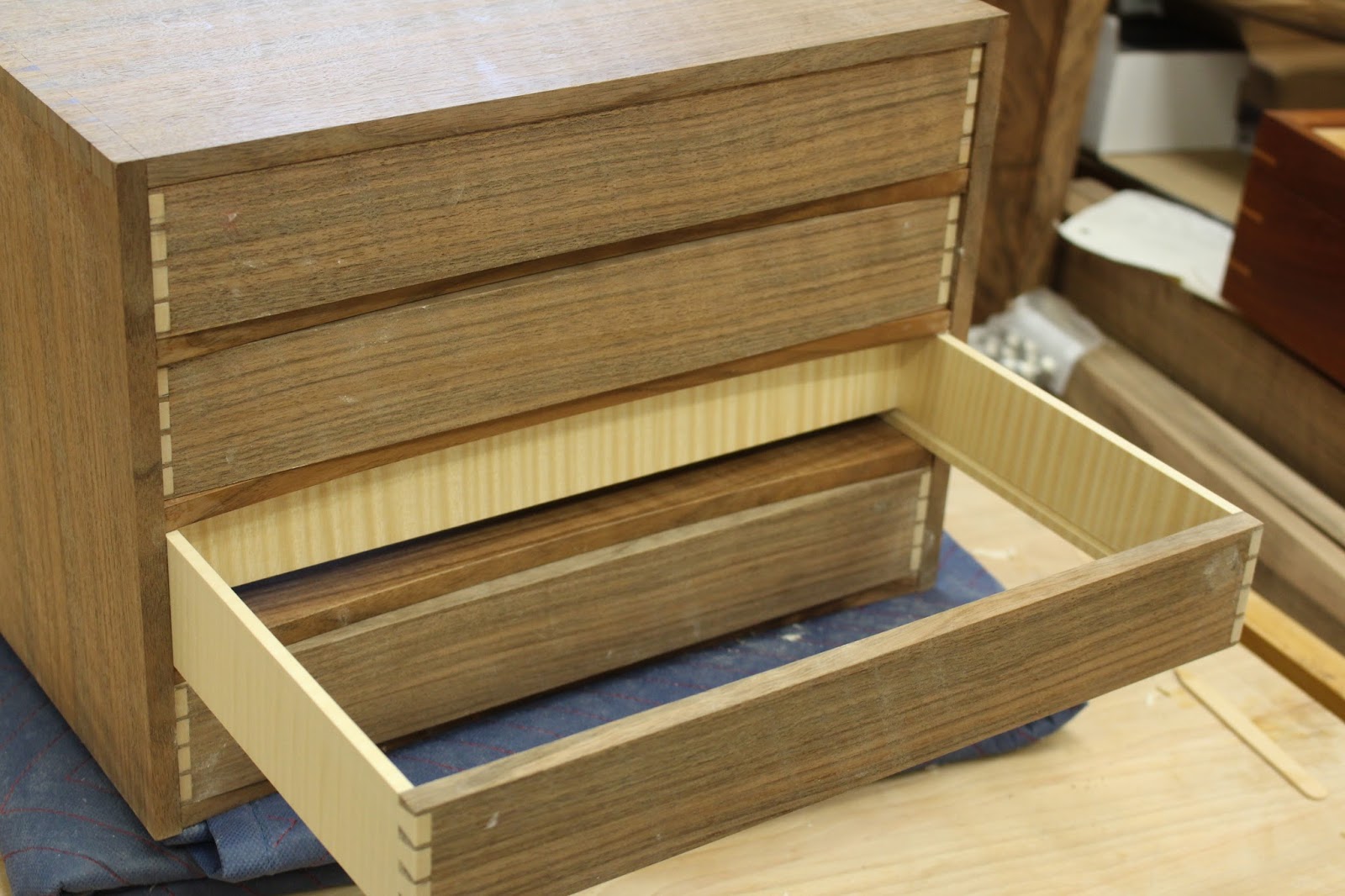 David Barron Furniture: Drawer Fitting