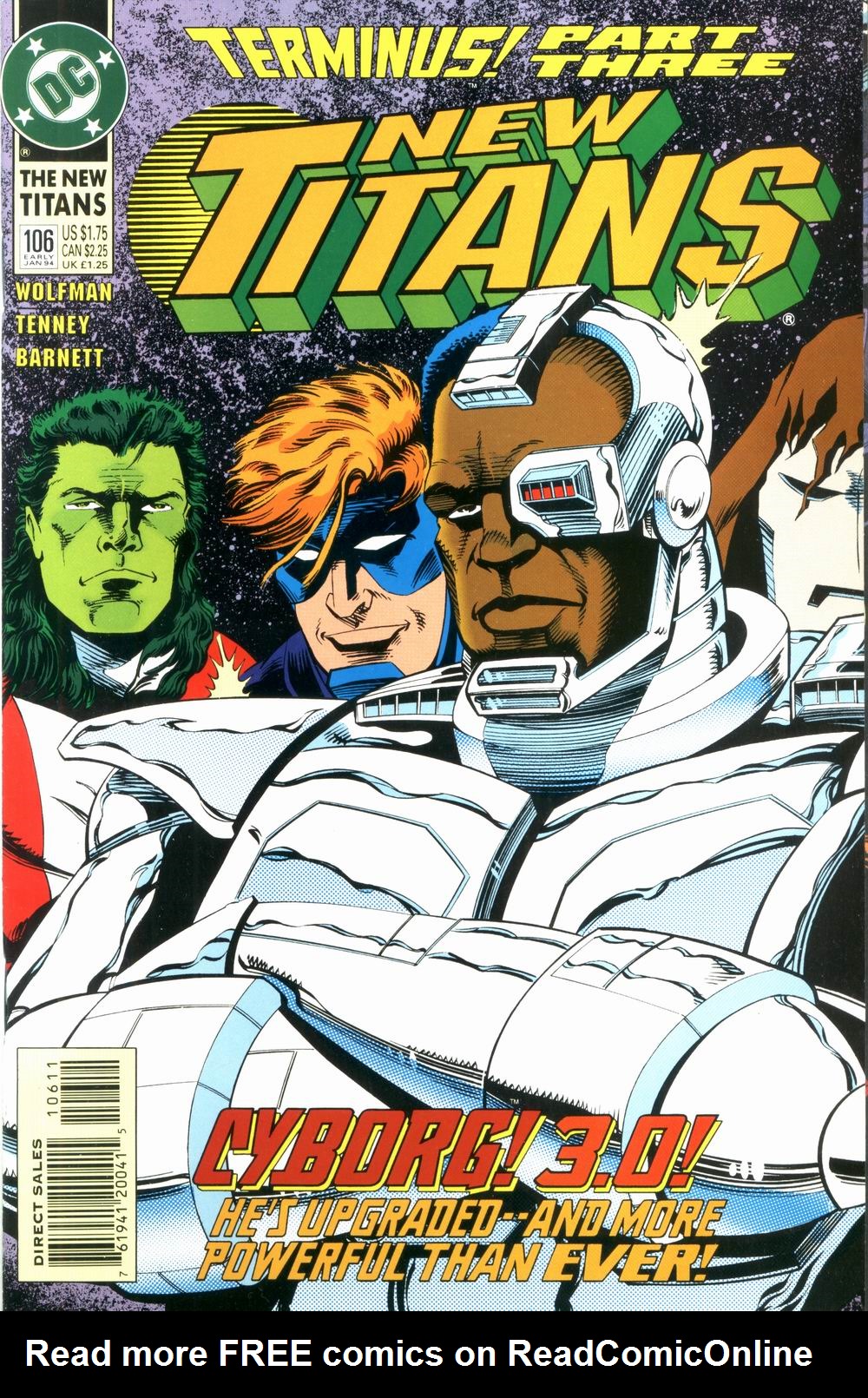 Read online The New Titans (1988) comic - Issue #106