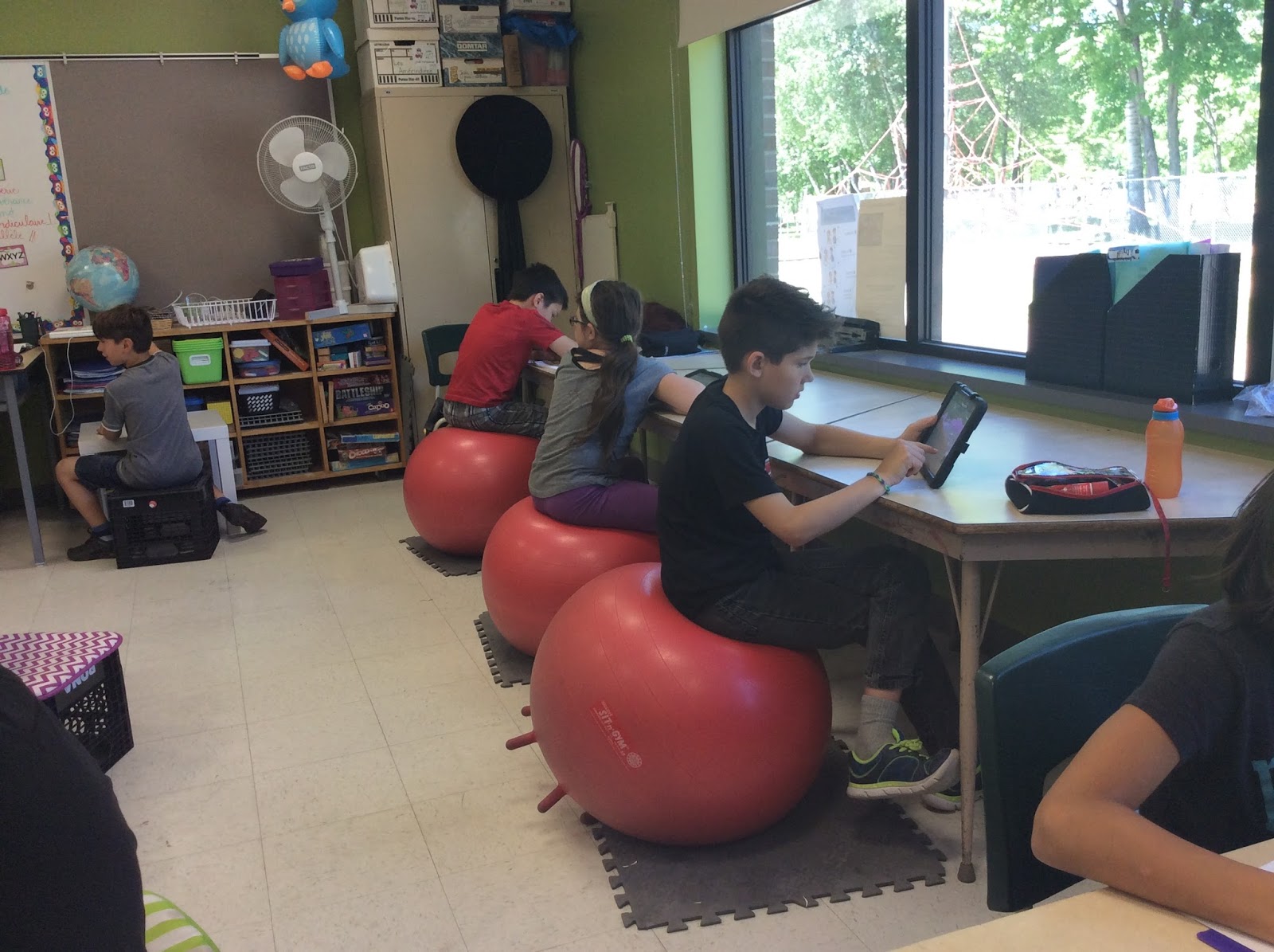 La classe de Josée: Flexible seating