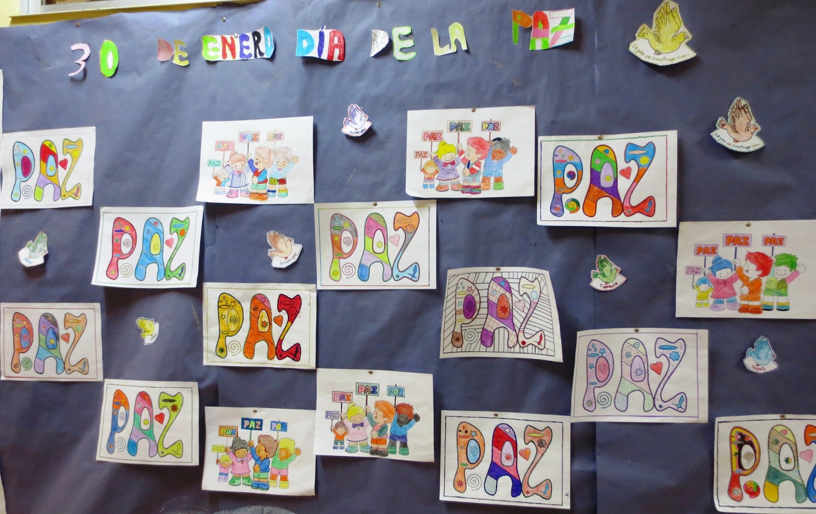 CONVIVENCIA MIGUEL DE CERVANTES : MURALES PARA CELEBRAR EL DÍA DE LA PAZ