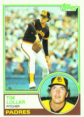 1983 Topps Blog: #185 Tim Lollar - San Diego Padres
