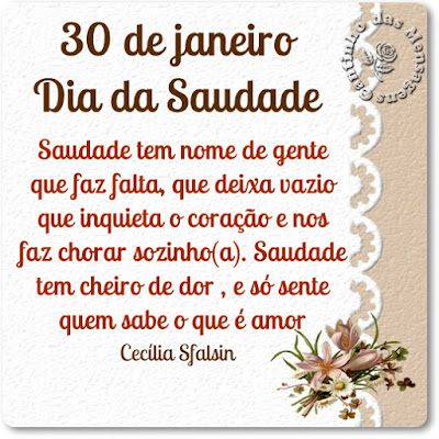 DALVA DAY: * 2017 - Dia da Saudade