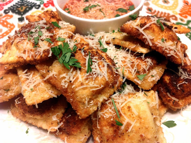 the dog mom: fried ravioli