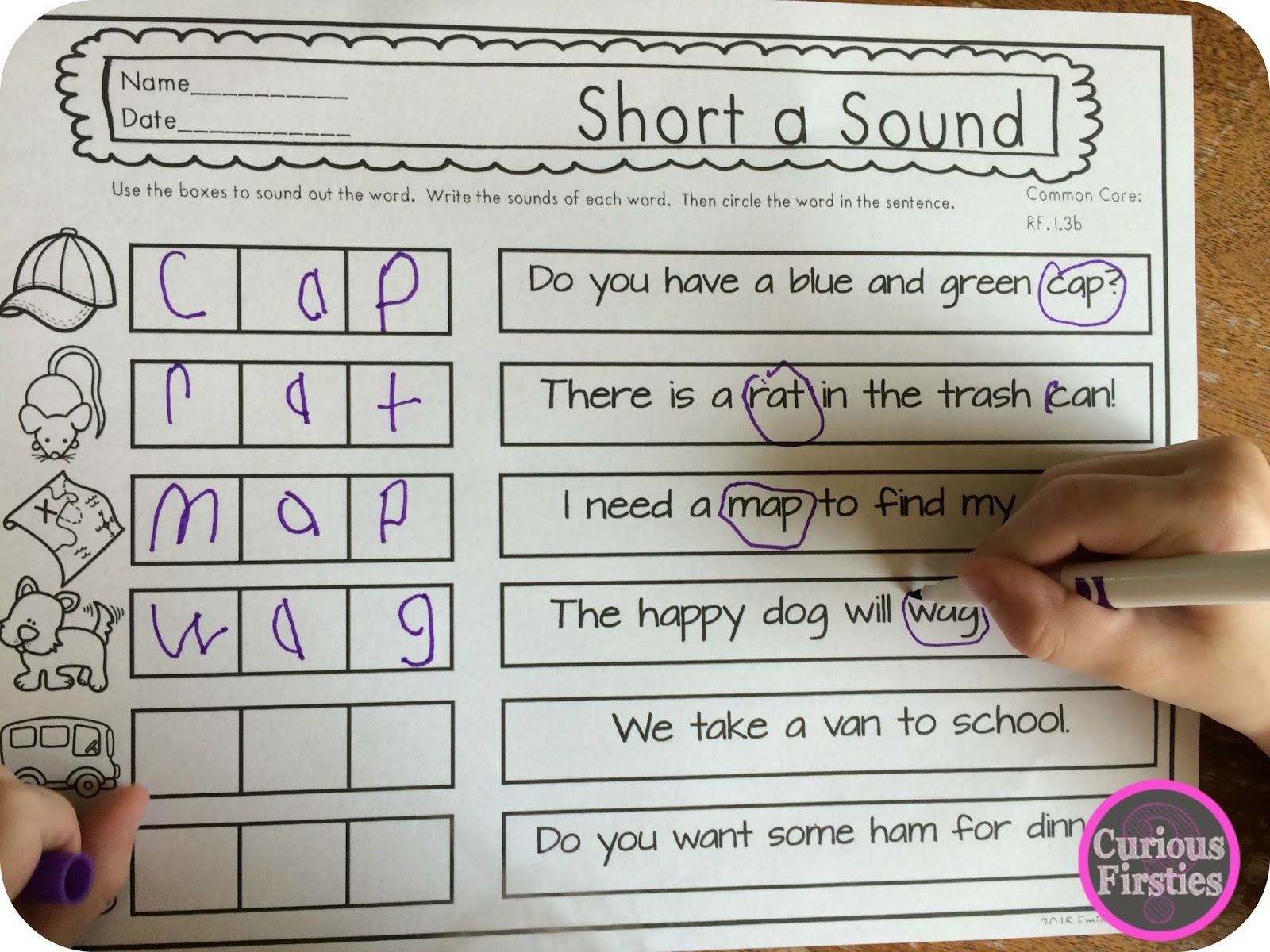 Curious Firsties: Summer Stock Up: Interacting with Short Vowels
