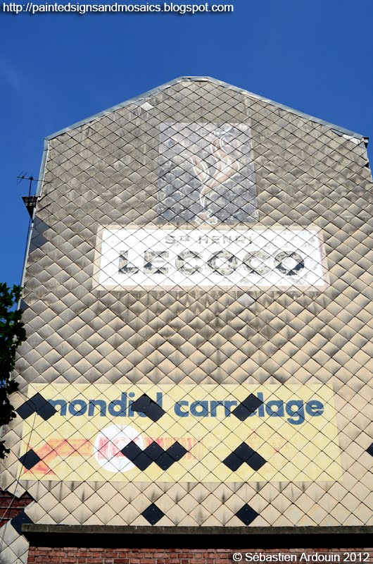 Painted signs and mosaics: Henri Lecocq, Lille