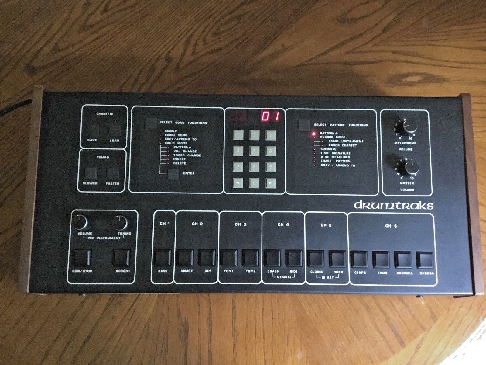 MATRIXSYNTH: Sequential Circuits Drumtraks Drum Machine SN 4741