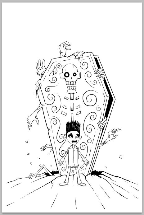 Delicious Drawings: Paranorman: The Making of a Fan-Poster