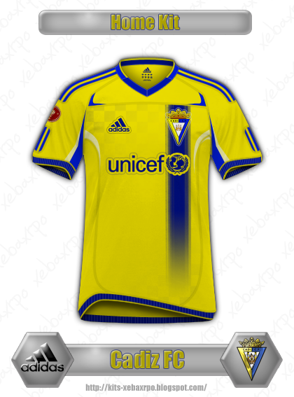Kits by xebaxrpo: Cadiz FC / Home Kit / Adidas