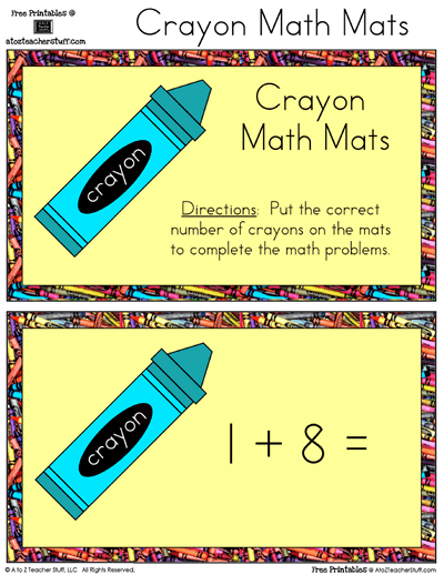 Crayon Themed Activities - The Activity Mom