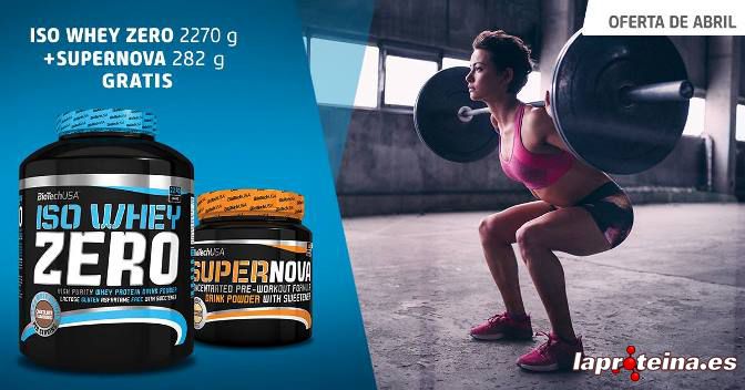SUPLEMENTOS DEPORTIVOS: ISO WHEY ZERO 2,27 KG + SUPERNOVA 282 GRAMOS