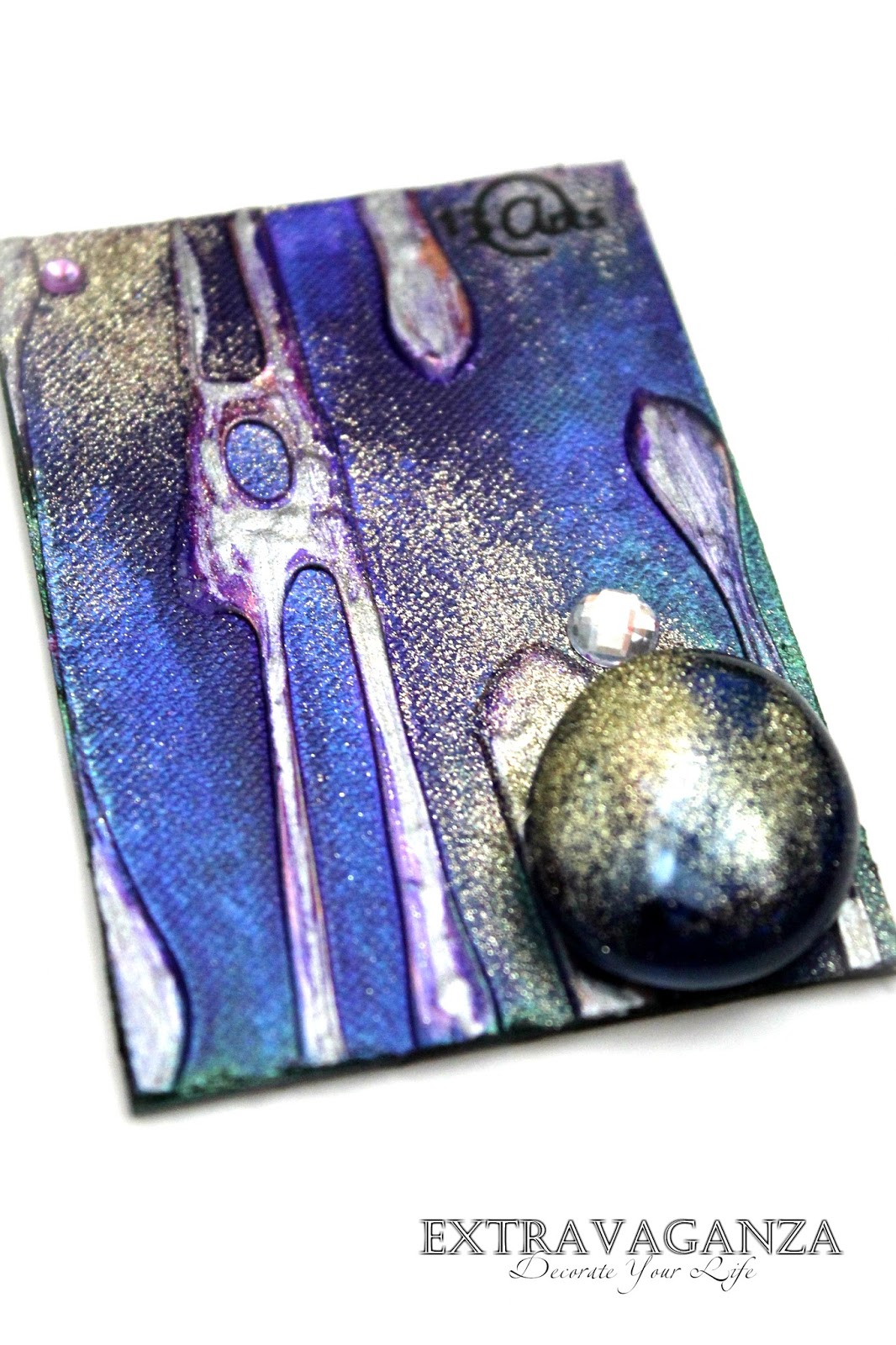 13 arts: Artist Trading Cards "13 textures"