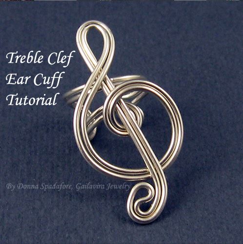Music Notes and Treble Clef Wire Jewelry Tutorials / The Beading Gem