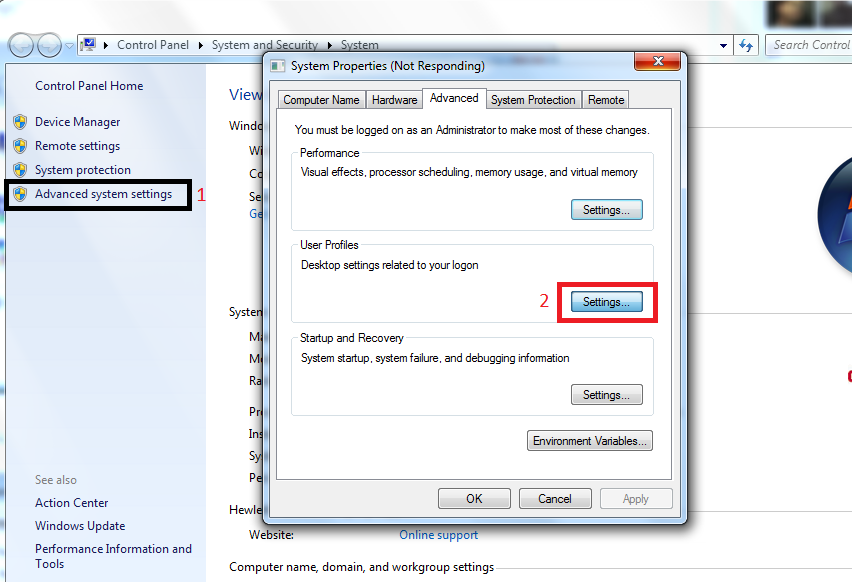 How to delete a corrupted roaming profile on Windows 7 (You have been ...