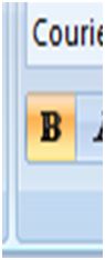tutorial cara belajar ms word: Fungsi bold pada ms word