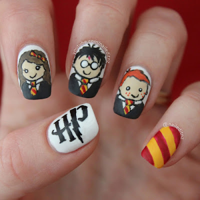 Ao Beco Diagonal: Nail Art Harry Potter!!!
