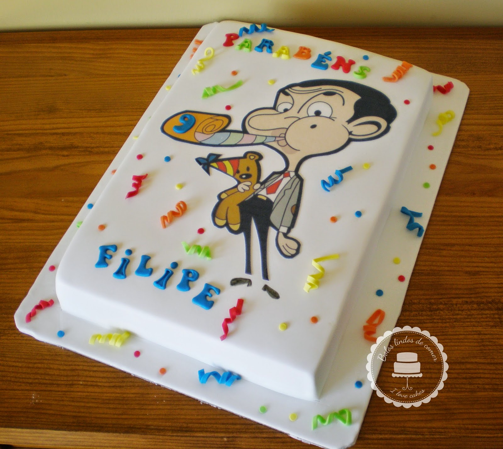 Bolos lindos de comer: Bolo Mr. Bean/ Mr. Bean cake