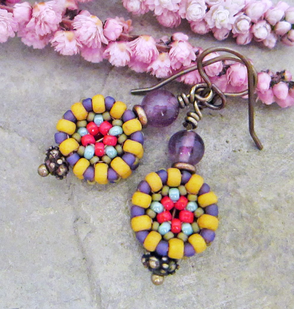 Earrings Everyday: Beaded Bead Earrings