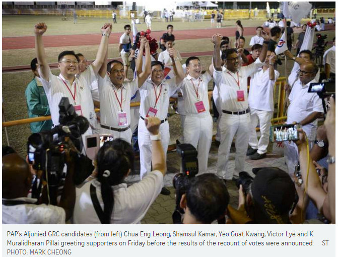 If Only Singaporeans Stopped to Think: PAP team in Aljunied won ground ...