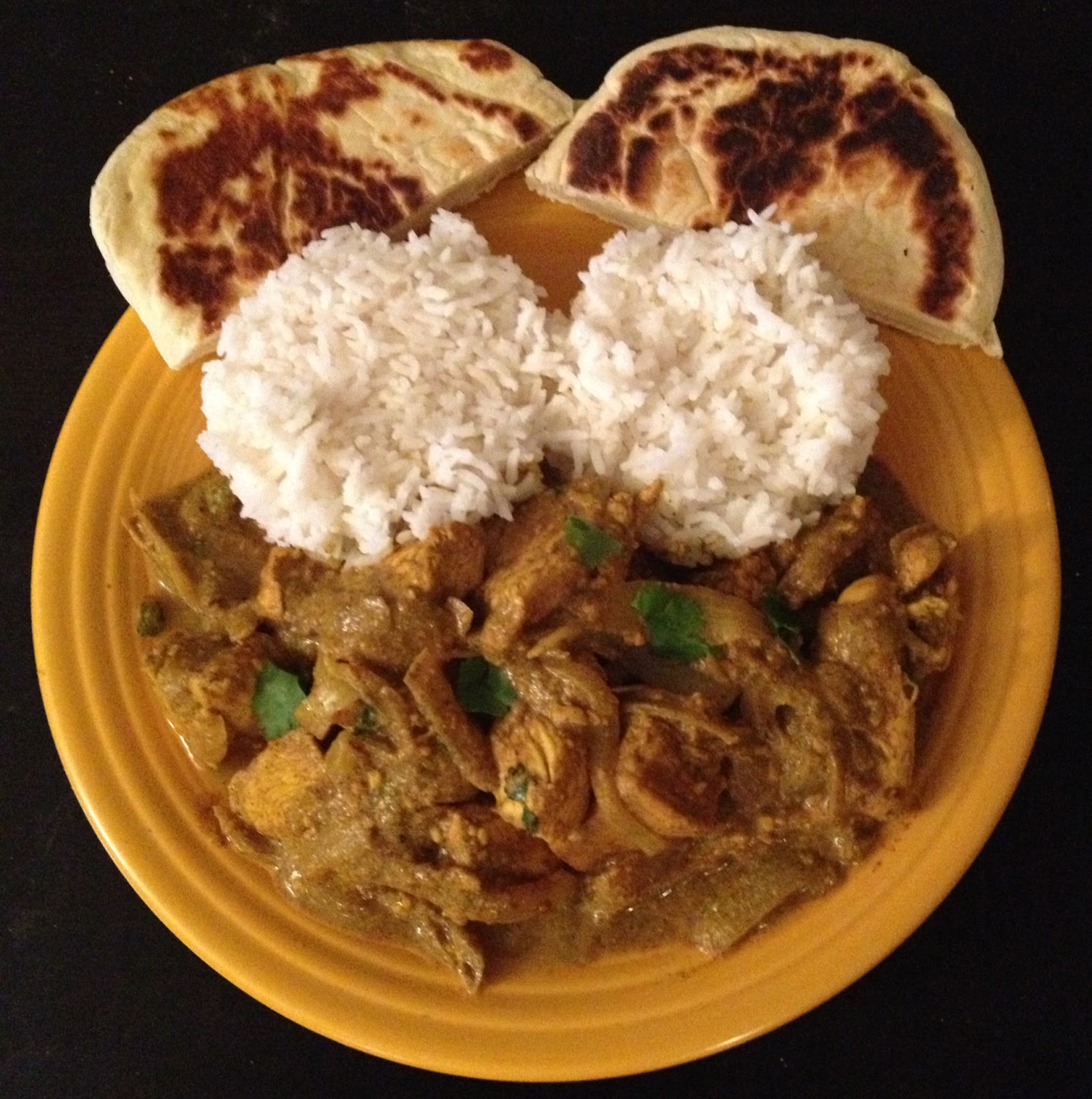 Cafe 749 A-to-Z: Dish #1: Afghanistan - Qorma Lawand with Naan