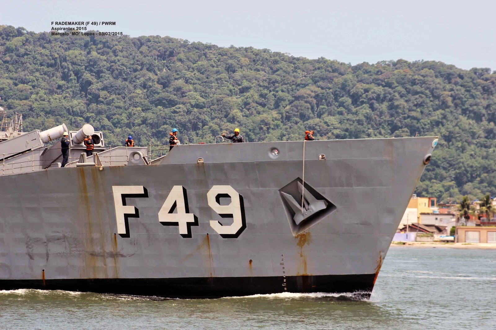 Santos Shiplovers: F. Rademaker (F 49) - Aspirantex 2015, Santos (Imagens)