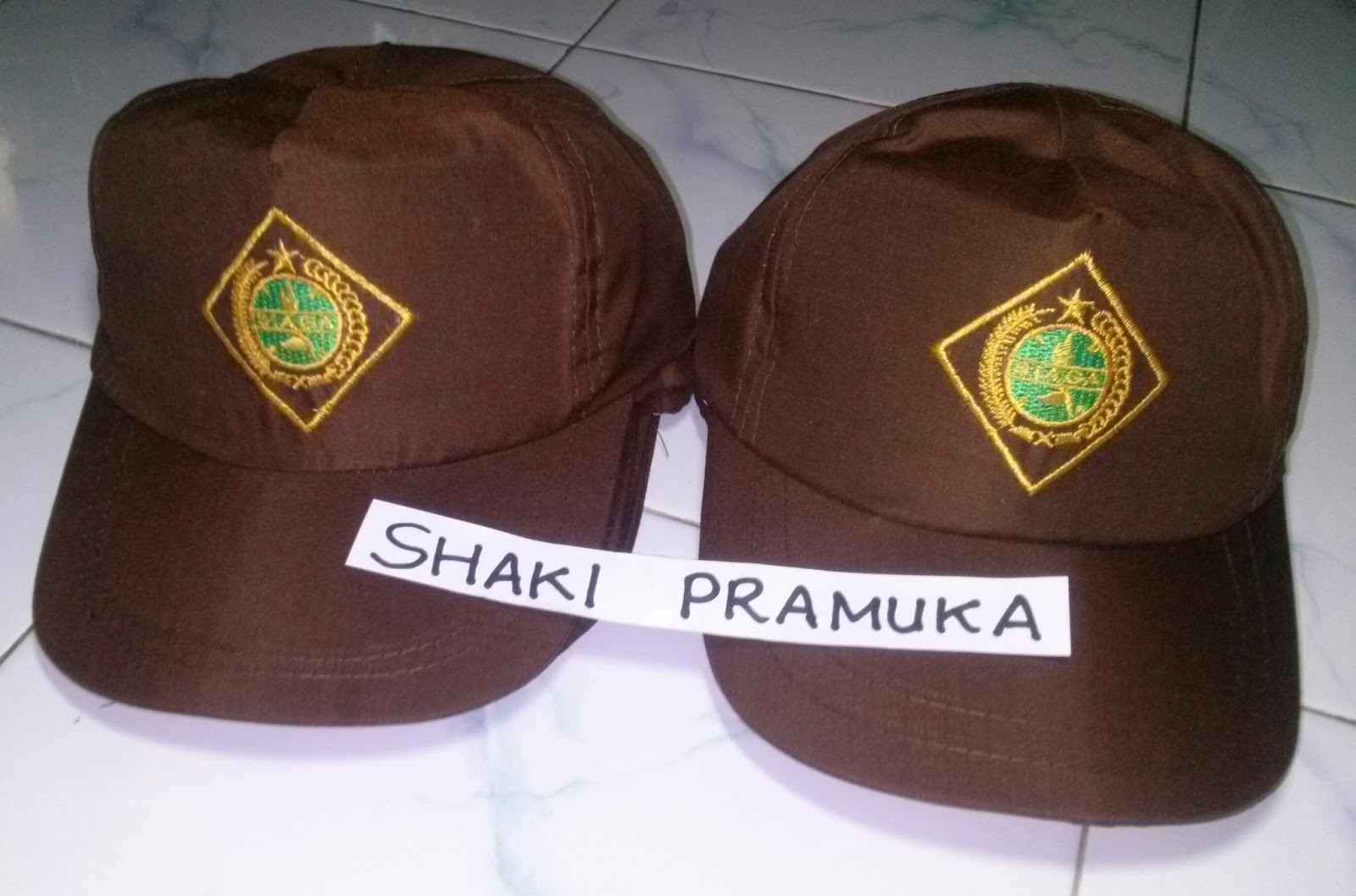 Jual Topi Pramuka Siaga Bordir (Grosir) | Shaki Pramuka