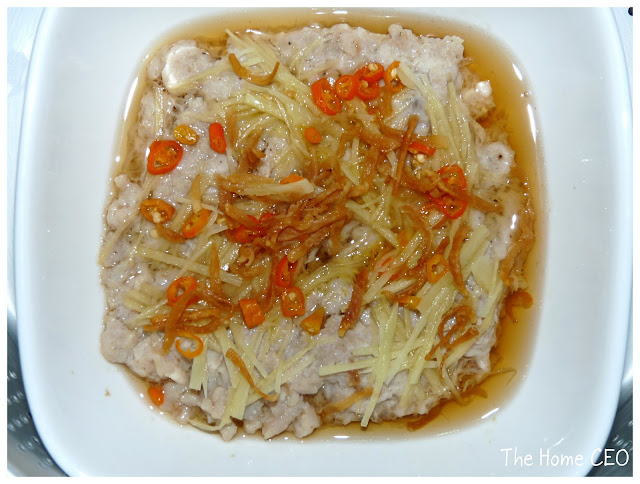 Life @ Homemaker Inc.: Recipes: Steamed Minced Pork with Cuttlefish