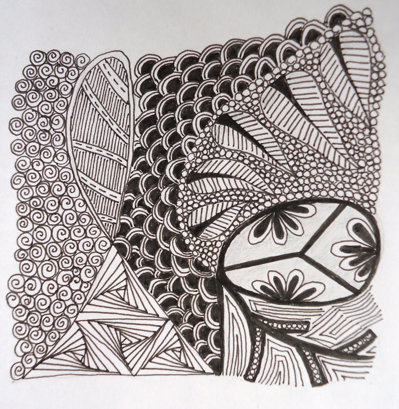 Coombe Cottages and Co: Introduction to Zentangles