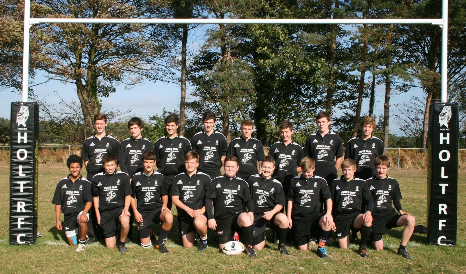 Holt Rugby Club Under 16s: Holt v Wymondham. First home game of the season.