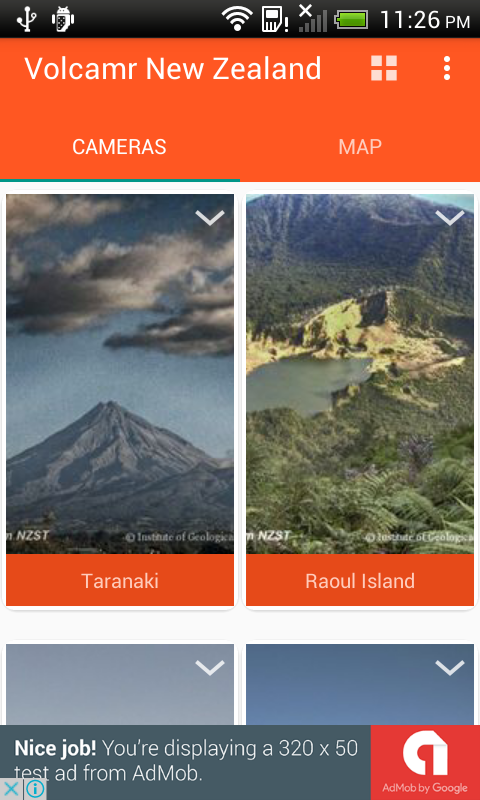 dominoc925: Volcamr New Zealand - Android app for viewing NZ's volcano ...