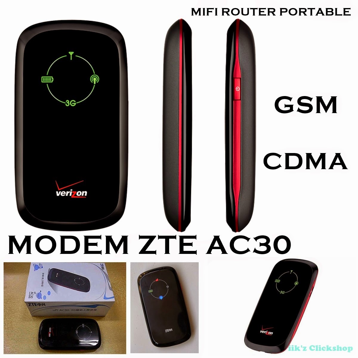 ASIA KOMPUTER ONLINE: Modem Portable & Mi-Fi Router (GSM / CDMA)