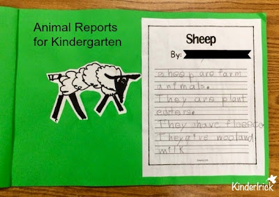 Informational Writing with Kindergartners- Farm Animal Reports ...