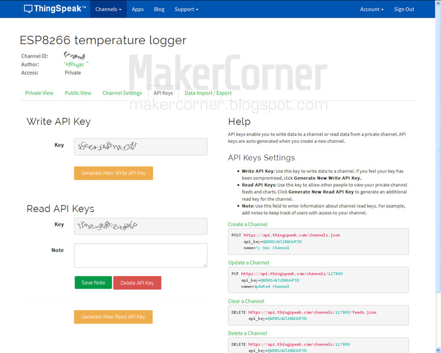 Maker Corner: Wi-Fi Internet Connected ThingSpeak.com Temperature ...
