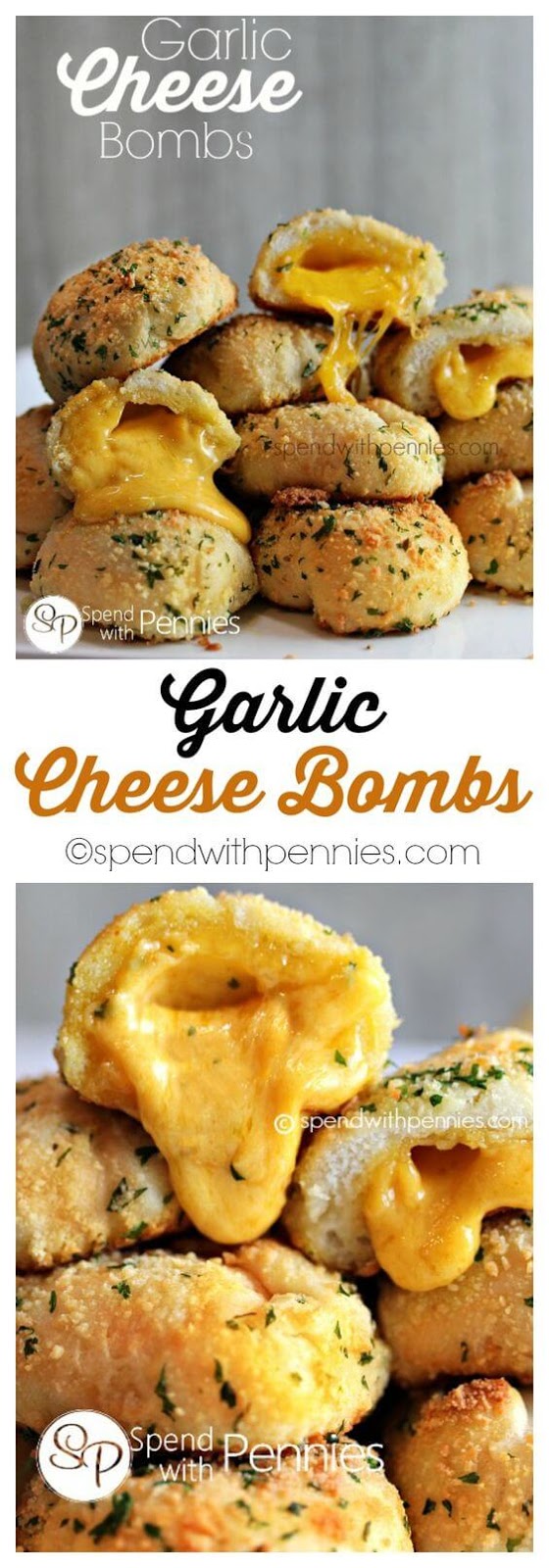 GARLIC CHEESE BOMBS