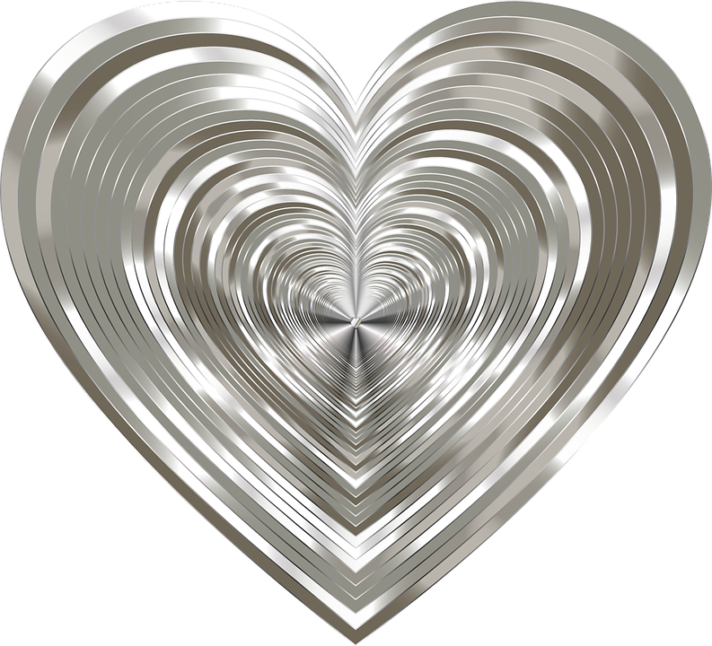 ForgetMeNot: silver hearts