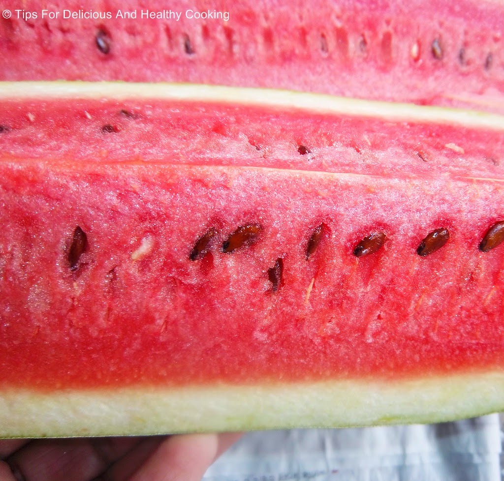 TIPS FOR DELICIOUS AND HEALTHY COOKING: Yummy Tangy Watermelon Juice