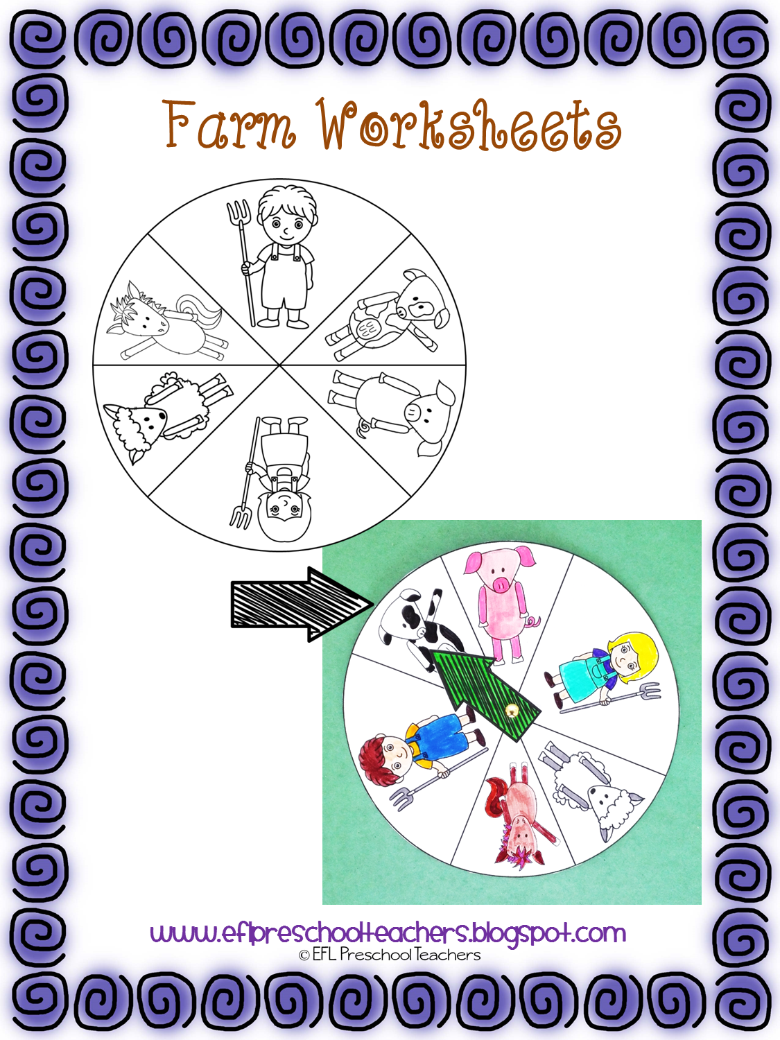 ESL/EFL Preschool Teachers: Farm Animals Theme for Preschool ELL