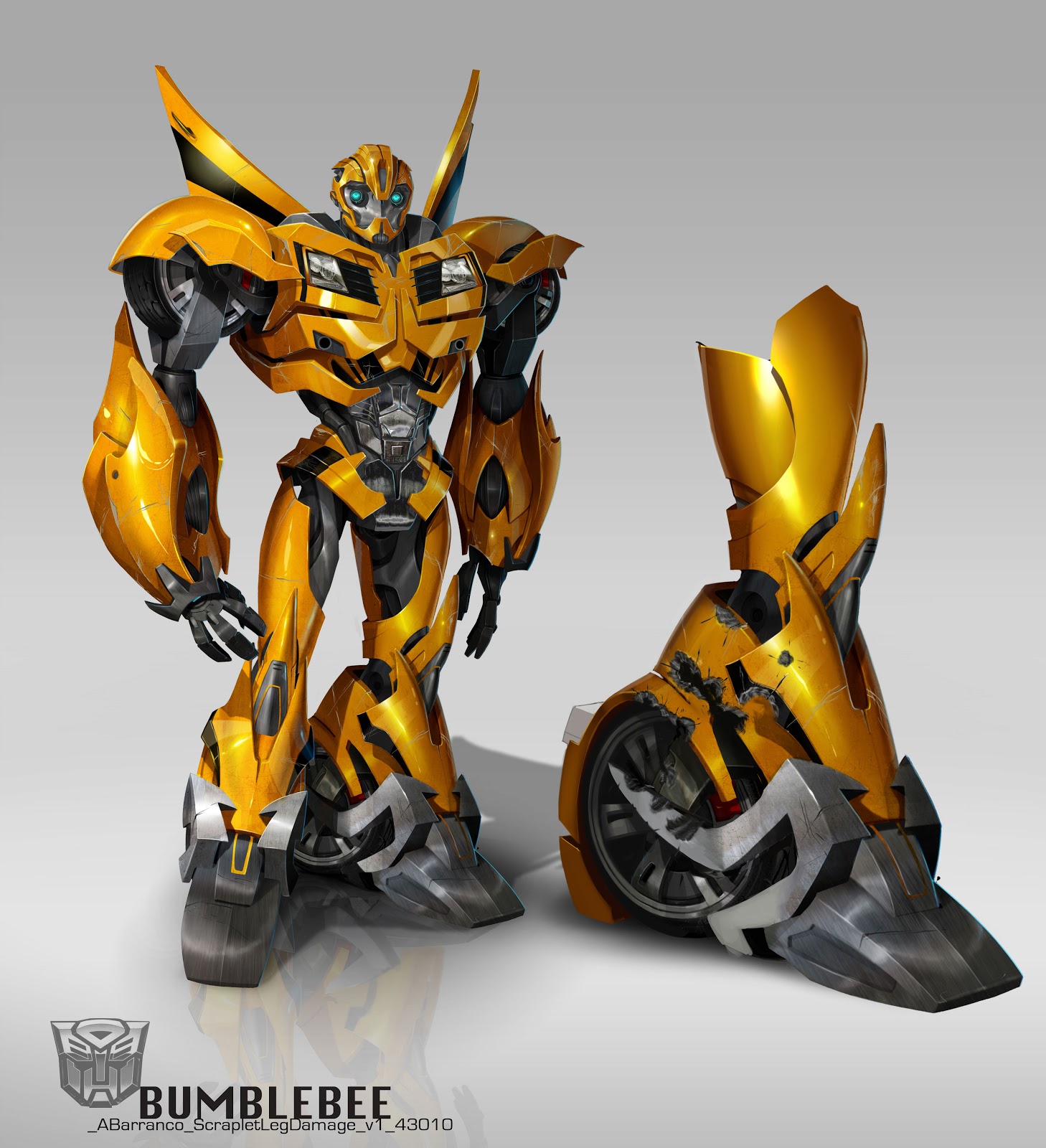 Augusto Barranco: Bumblebee attacked by scraplets