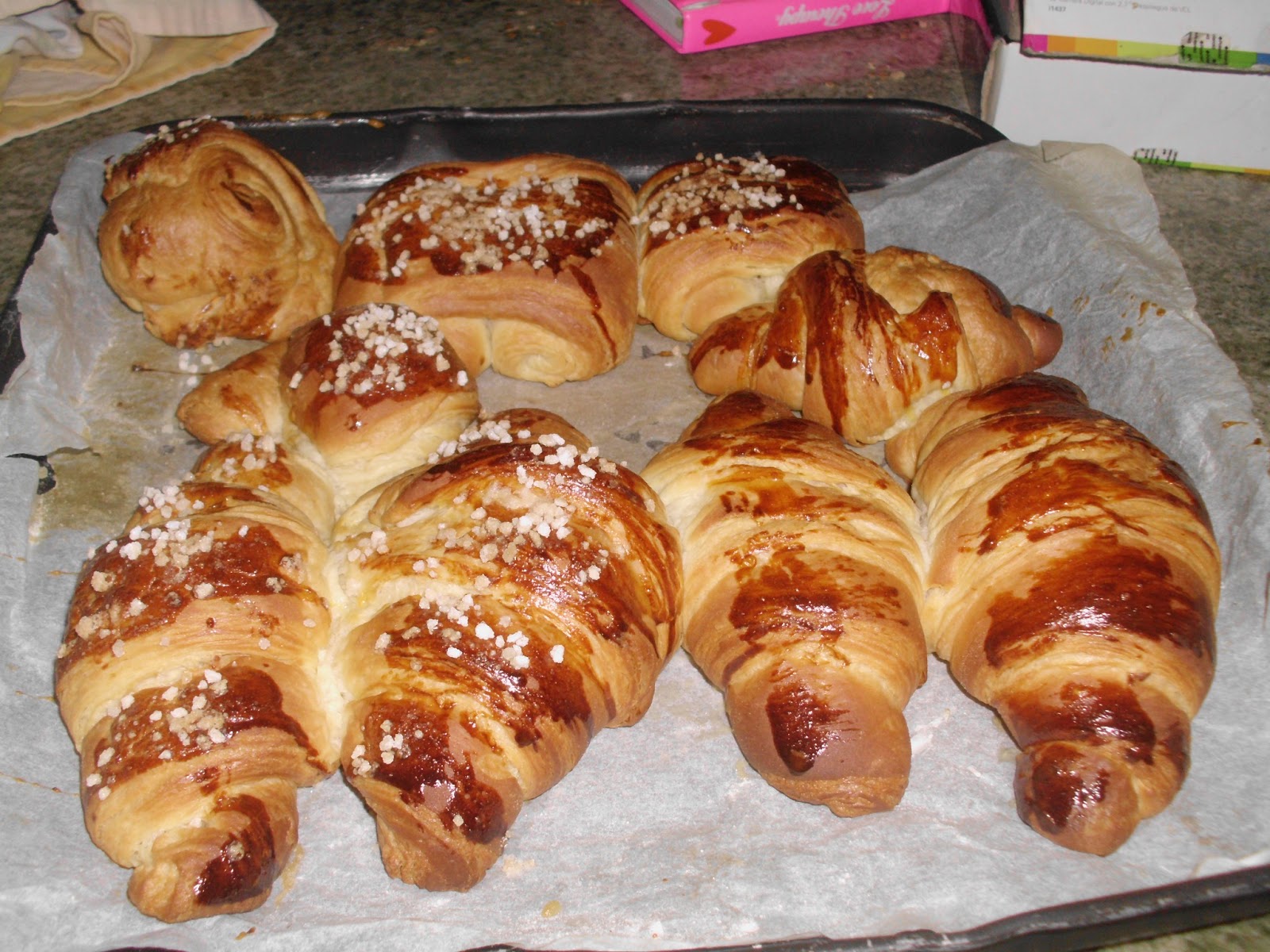 cornetti sfogliati ..........................ricetta semplice