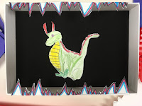 Primarily Art with Mrs. Depp: Dragon in a Box/Cave