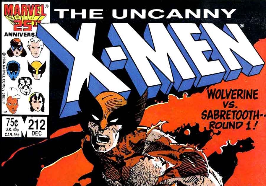 X-men #212 - Barry Windsor Smith cover - Pencil Ink