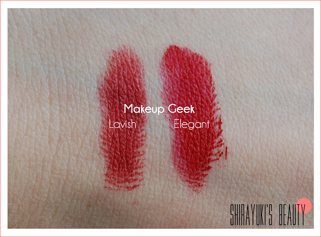 Shirayuki's Beauty: Makeup Geek - Red Lipsticks