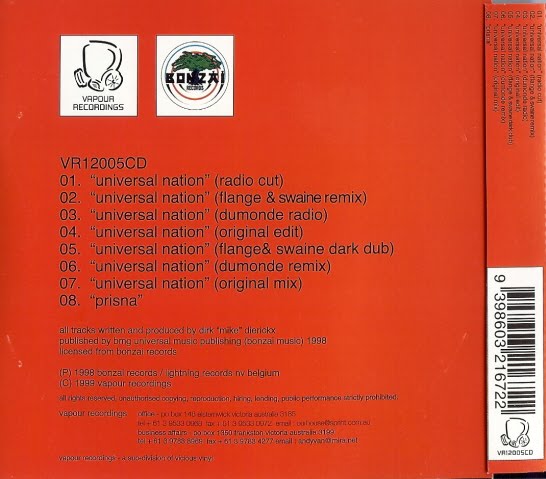 Vinyl-Radio: Push - Universal Nation (Original Mix)[2003]