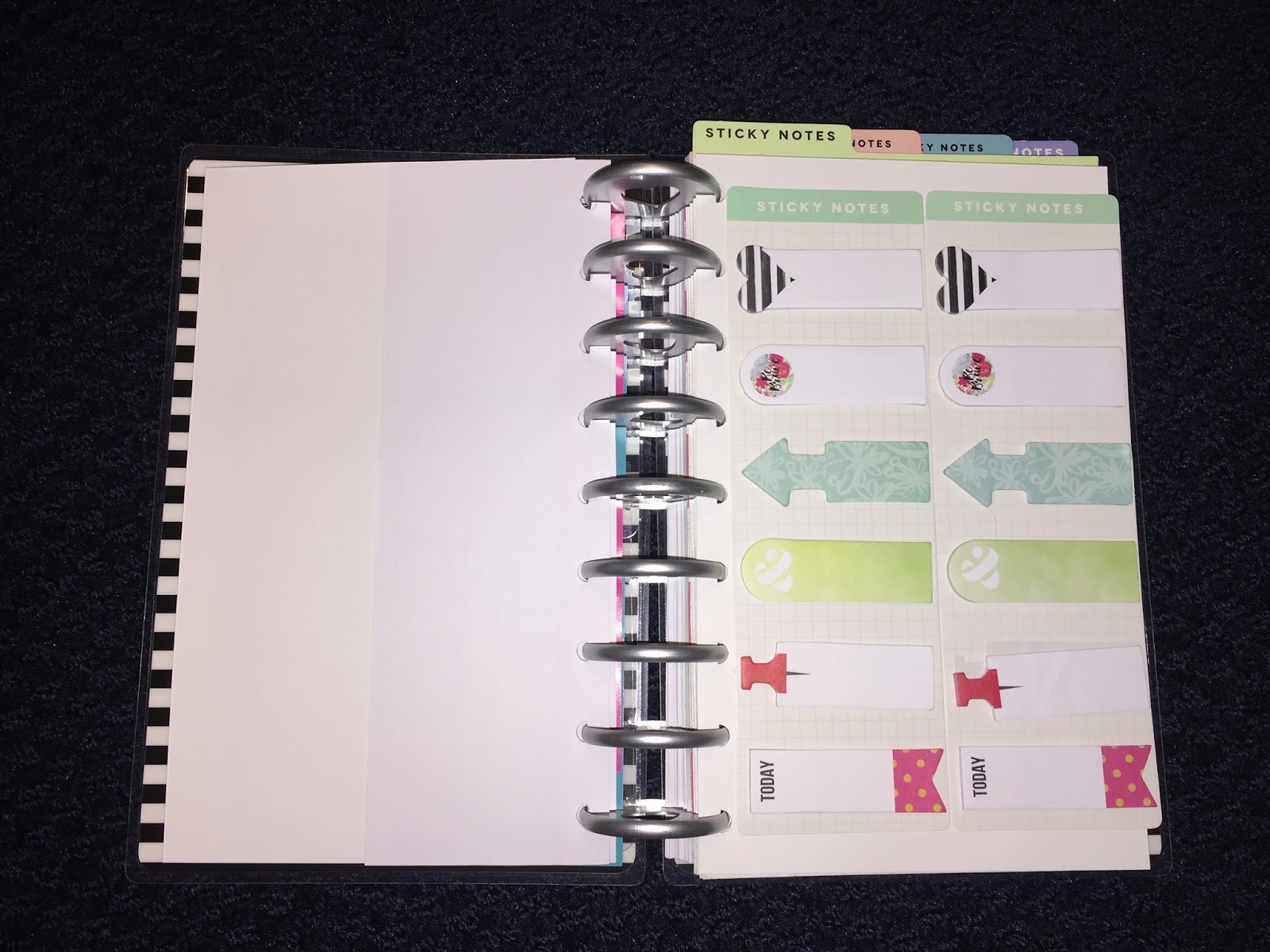 A Creative Operation: My Happy Planner Haul and a Sticky Note Book!