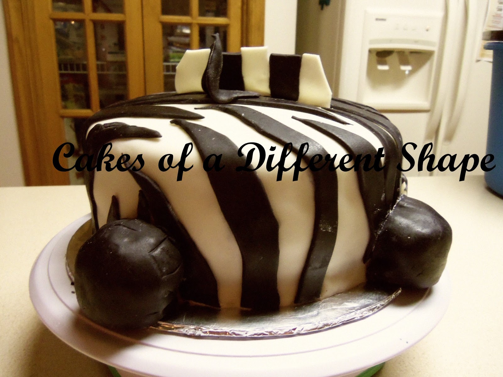 Cakes of A Different Shape: A Cake for Connections - Double Zebra Cake