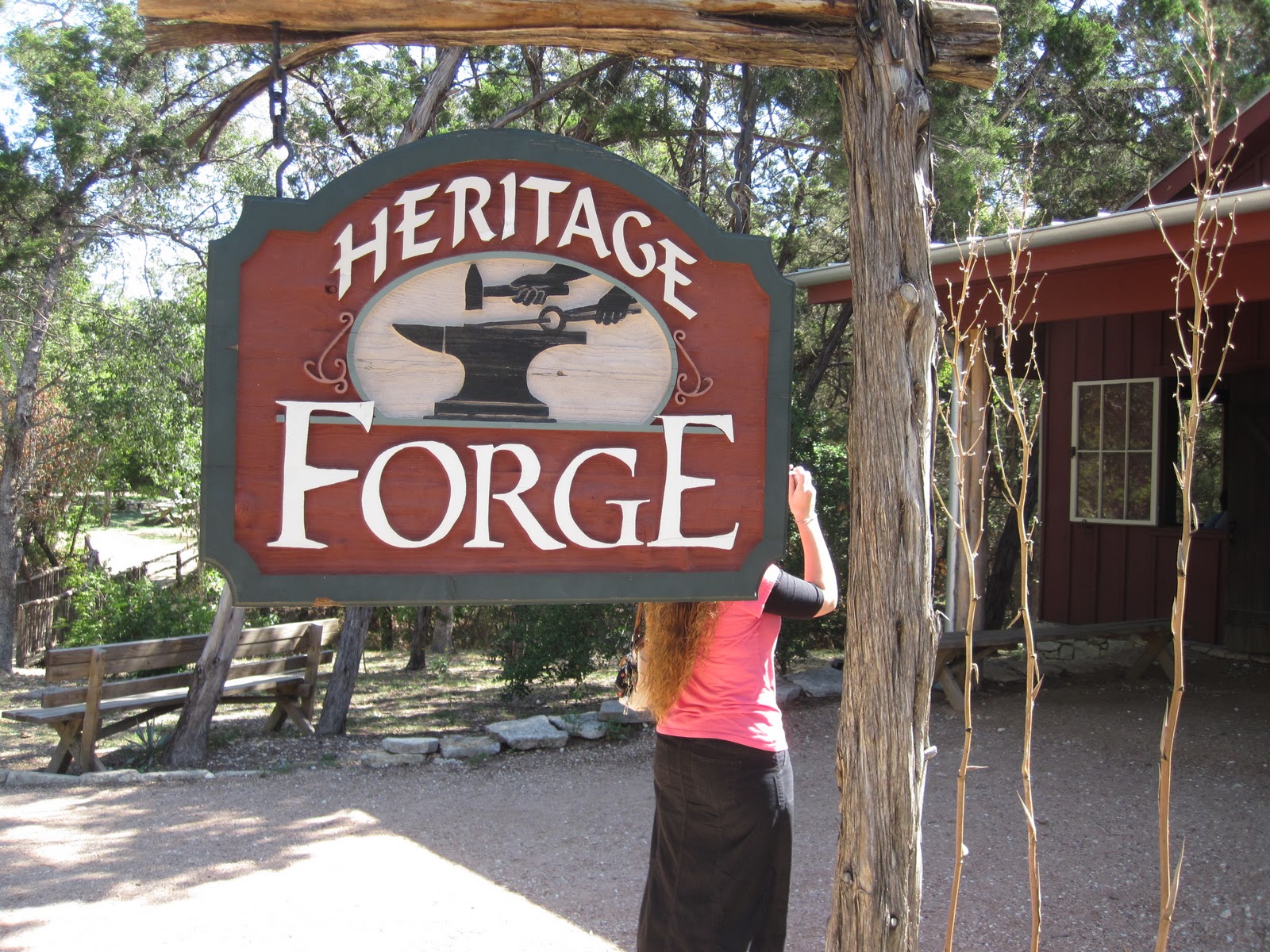 An Expat Family and Their Adventures: Homestead Heritage: Forge