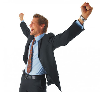 A satisfação de comemorar uma decisão acertada